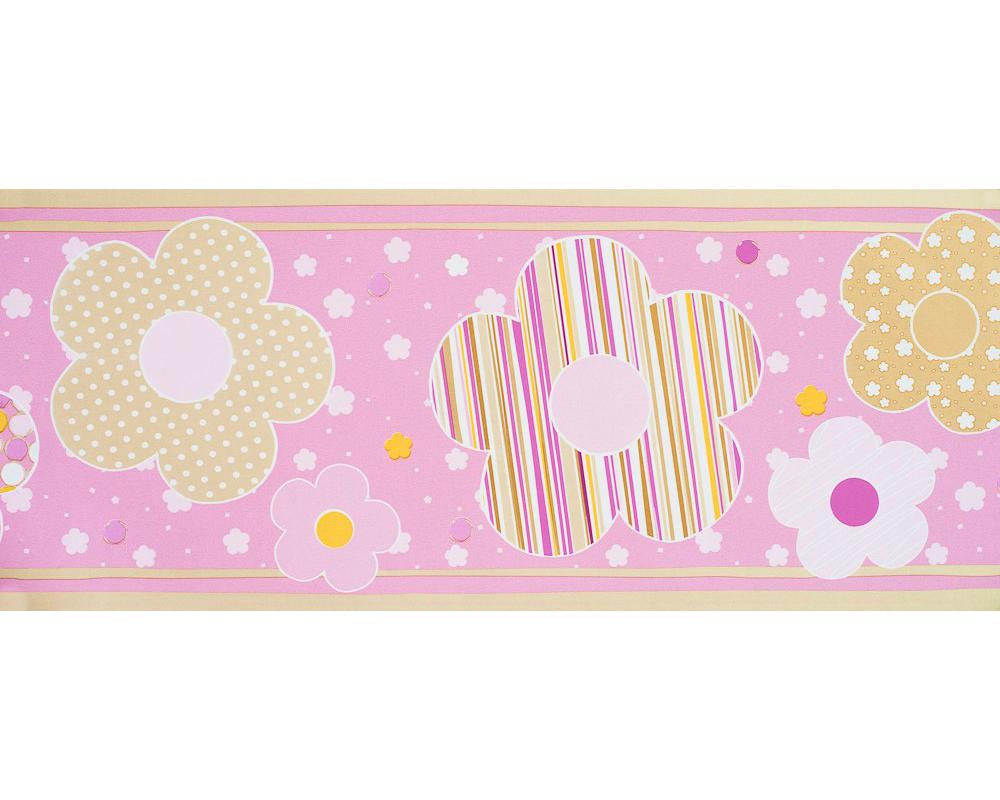 534-3 Cenefa de flores de diferentes tamaños y texturas - ICH