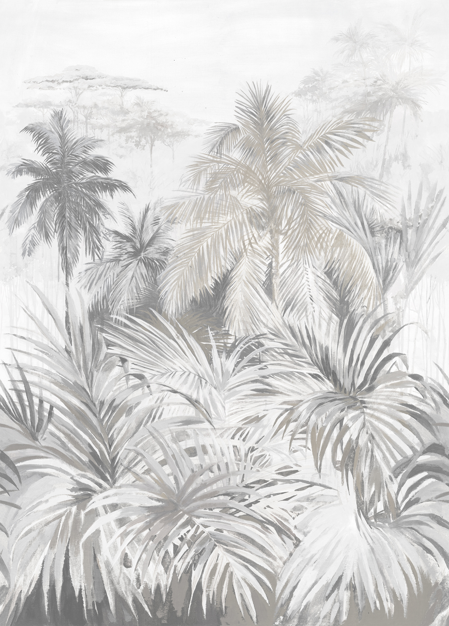 V145-1 MURAL SELVA WHITE - ICH