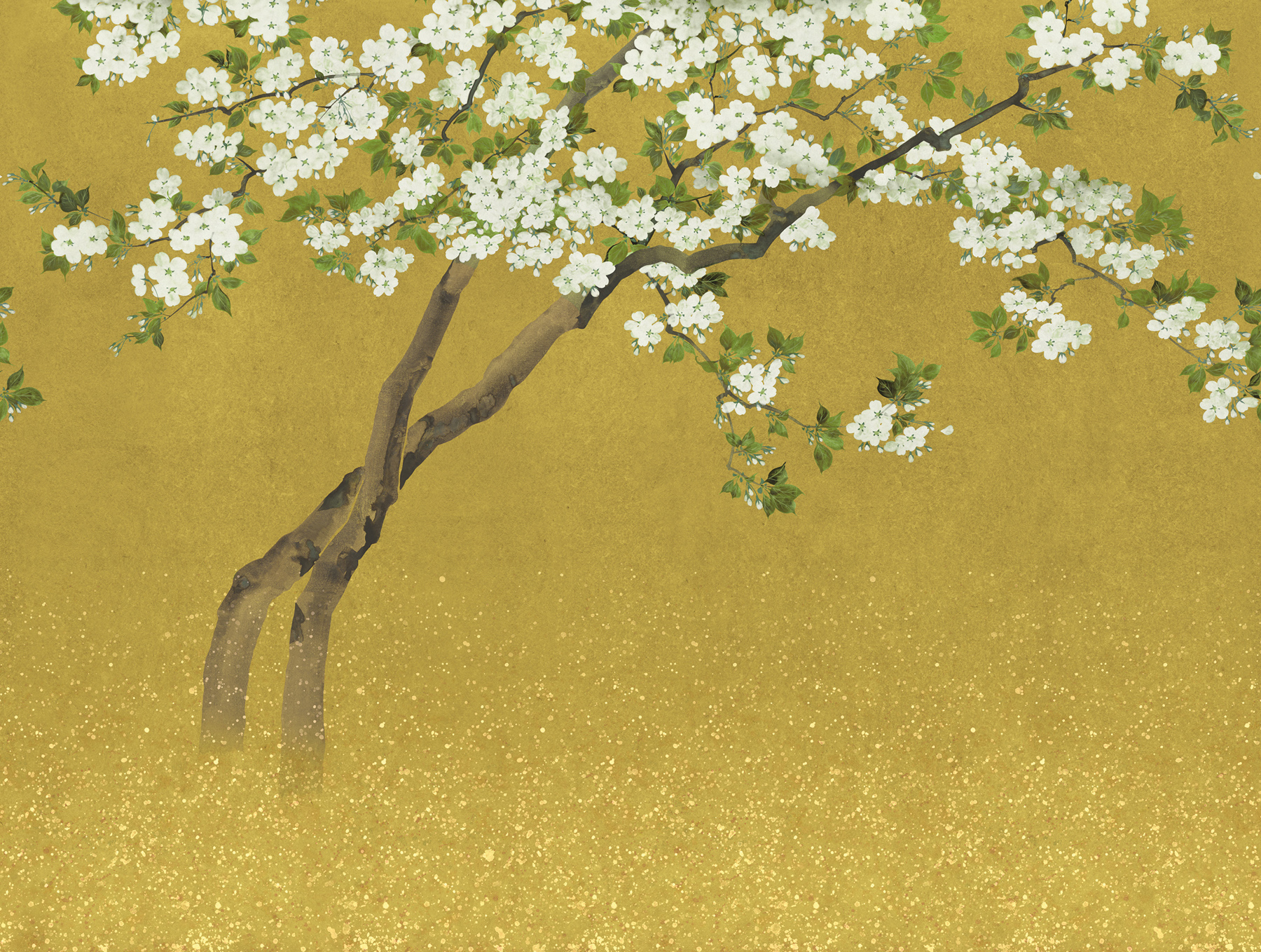 V154-2 MURAL NANA GOLD - ICH