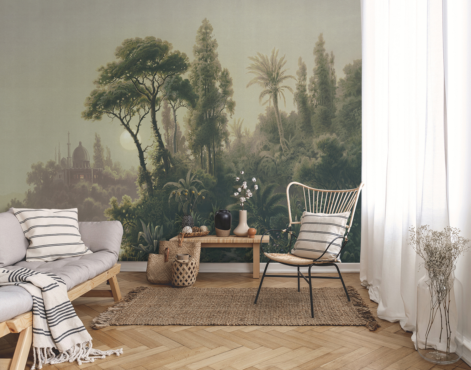 V163-1 MURAL COLONIAL GREEN - ICH