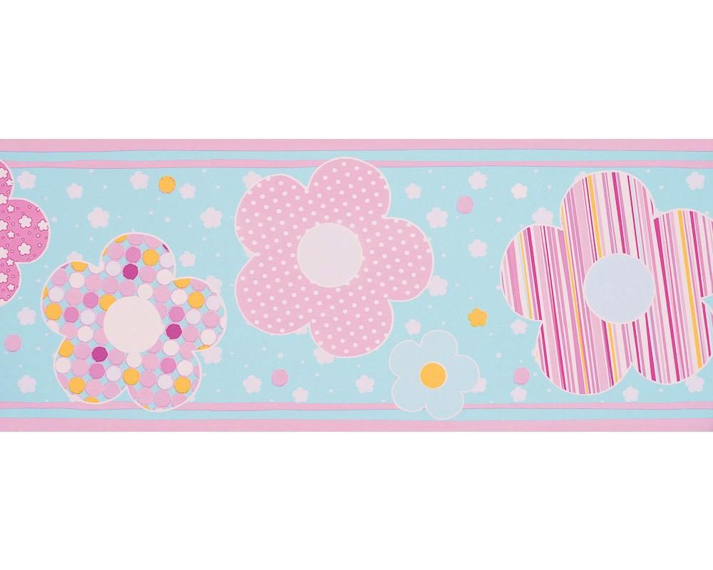 534-1 Cenefa de flores de diferentes tamaños y texturas - ICH